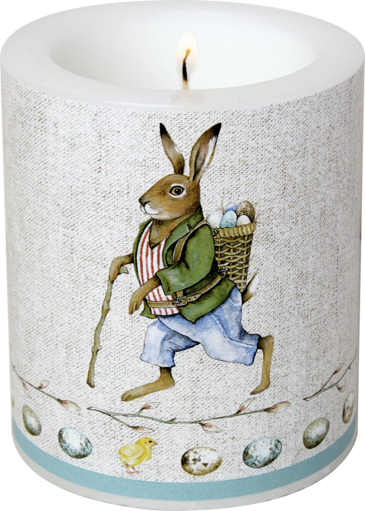 Edward Rabbit, Wachs-Windlicht von Ihr | Wäschespeicher